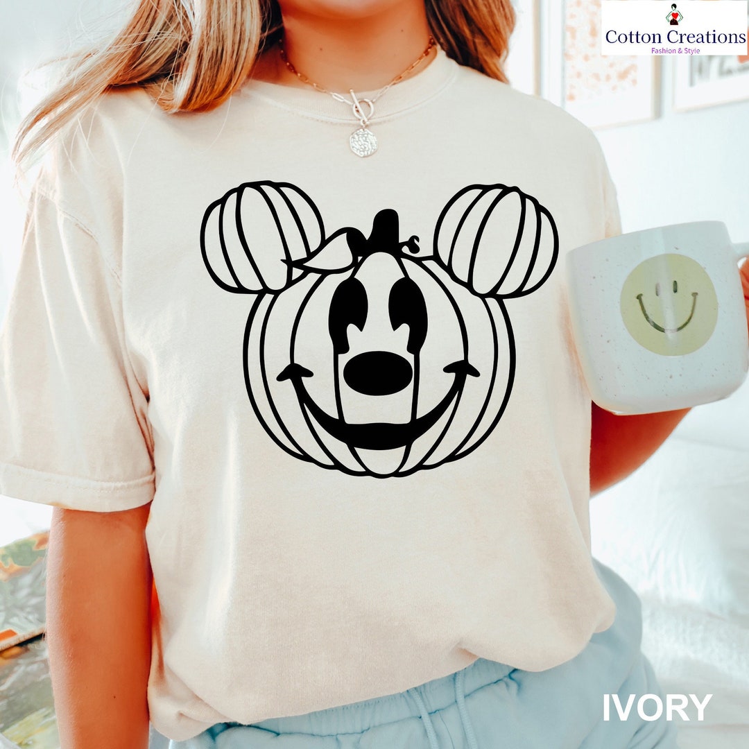 Mickey Pumpkin Head Shirt, Mickey's Head Halloween Tee,disney Halloween ...