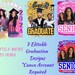 7 Editable Graduation Templates #2 - Etsy