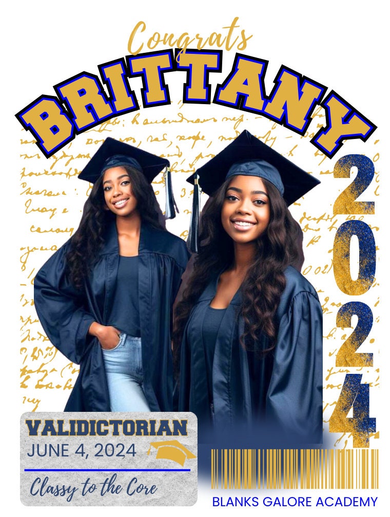 7 Editable Graduation Templates - Etsy