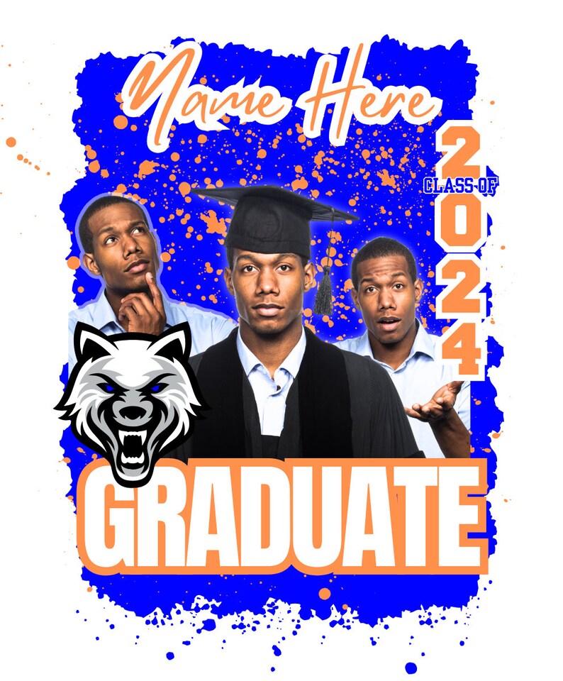 7 Editable Graduation Templates #2 - Etsy