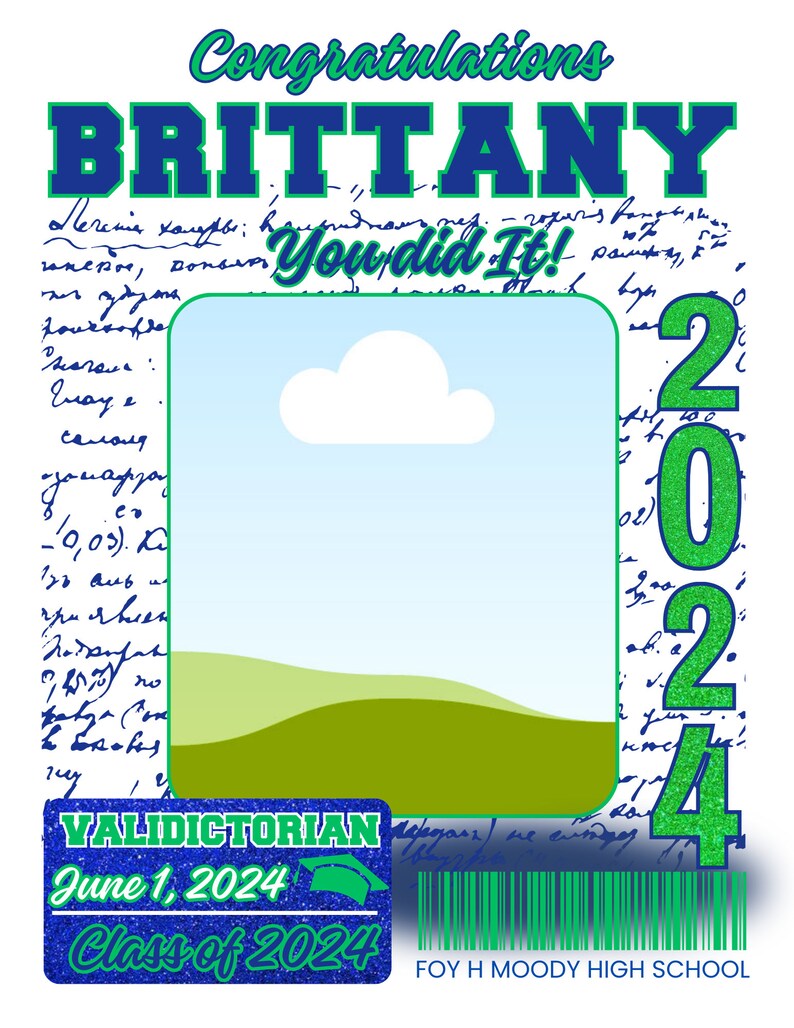 4 Editable Graduation Templates - Etsy