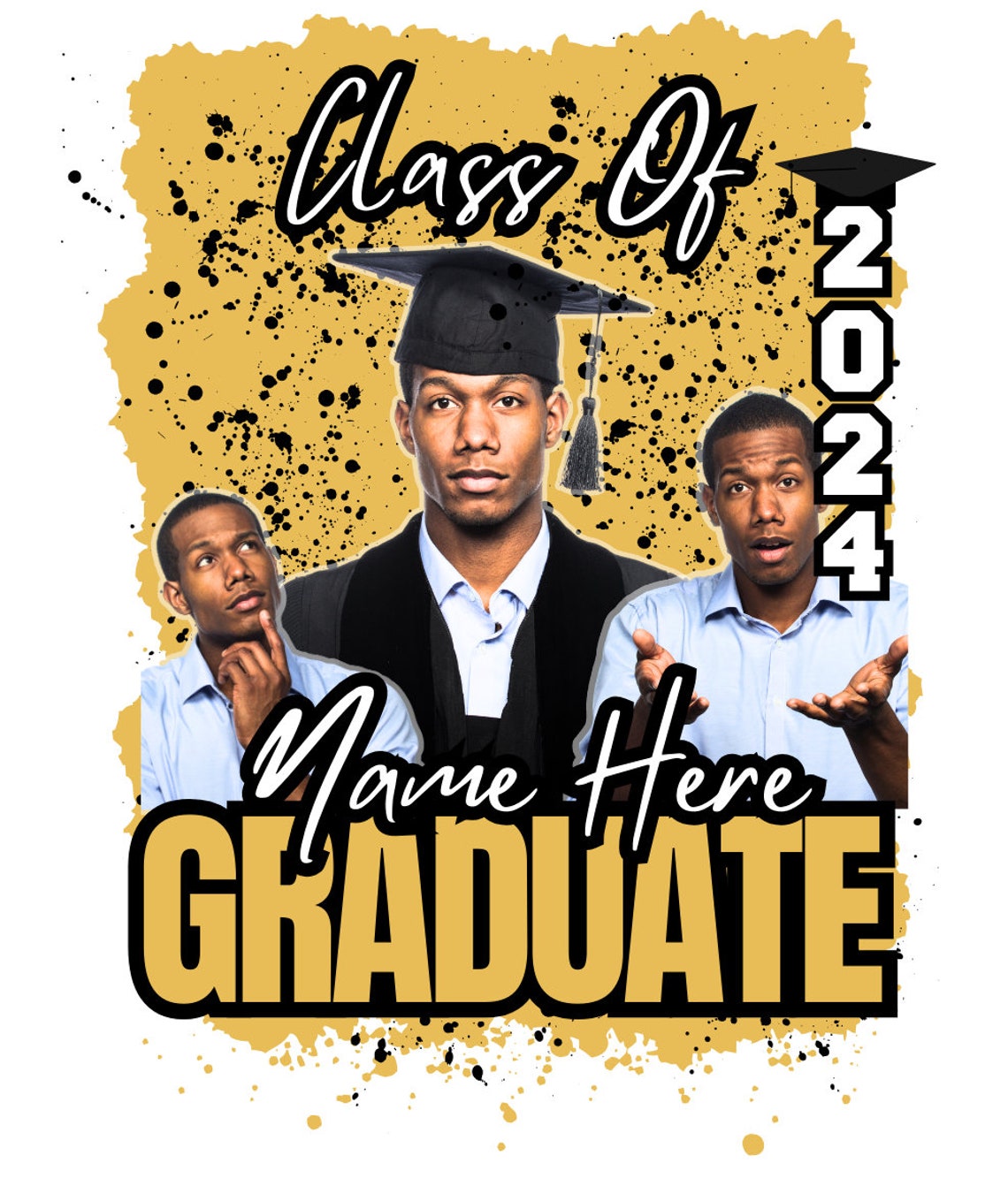 7 Editable Graduation Templates #2 - Etsy