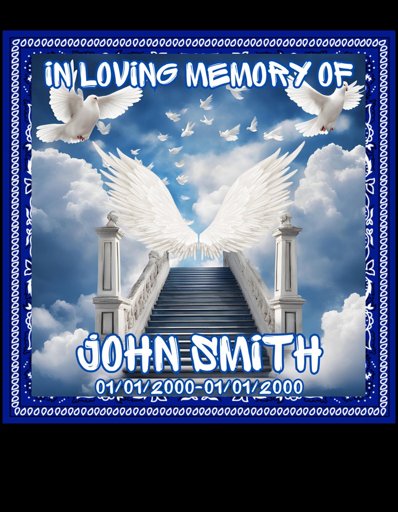 9 Editable Memorial Design Bundle - Etsy