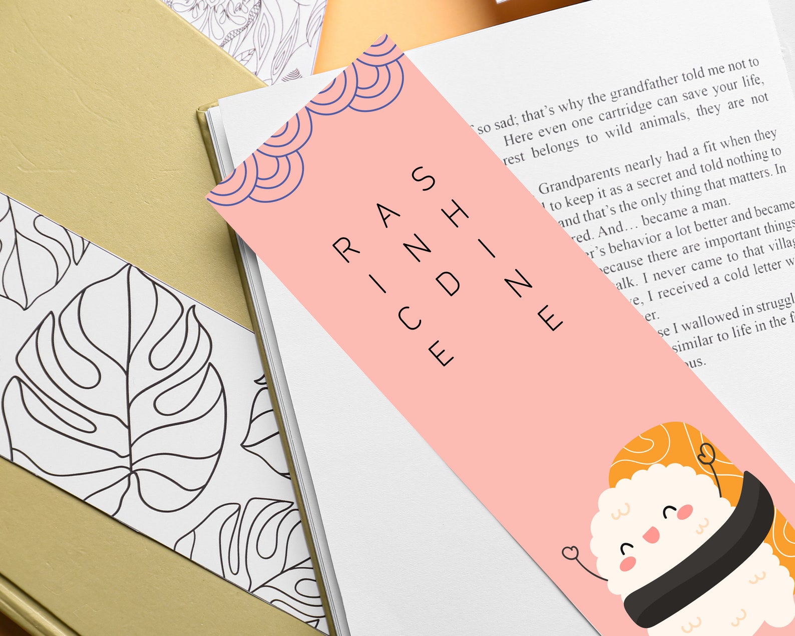 Cute Printable Bookmark, Kawaii Printable Art, Instant Download ...