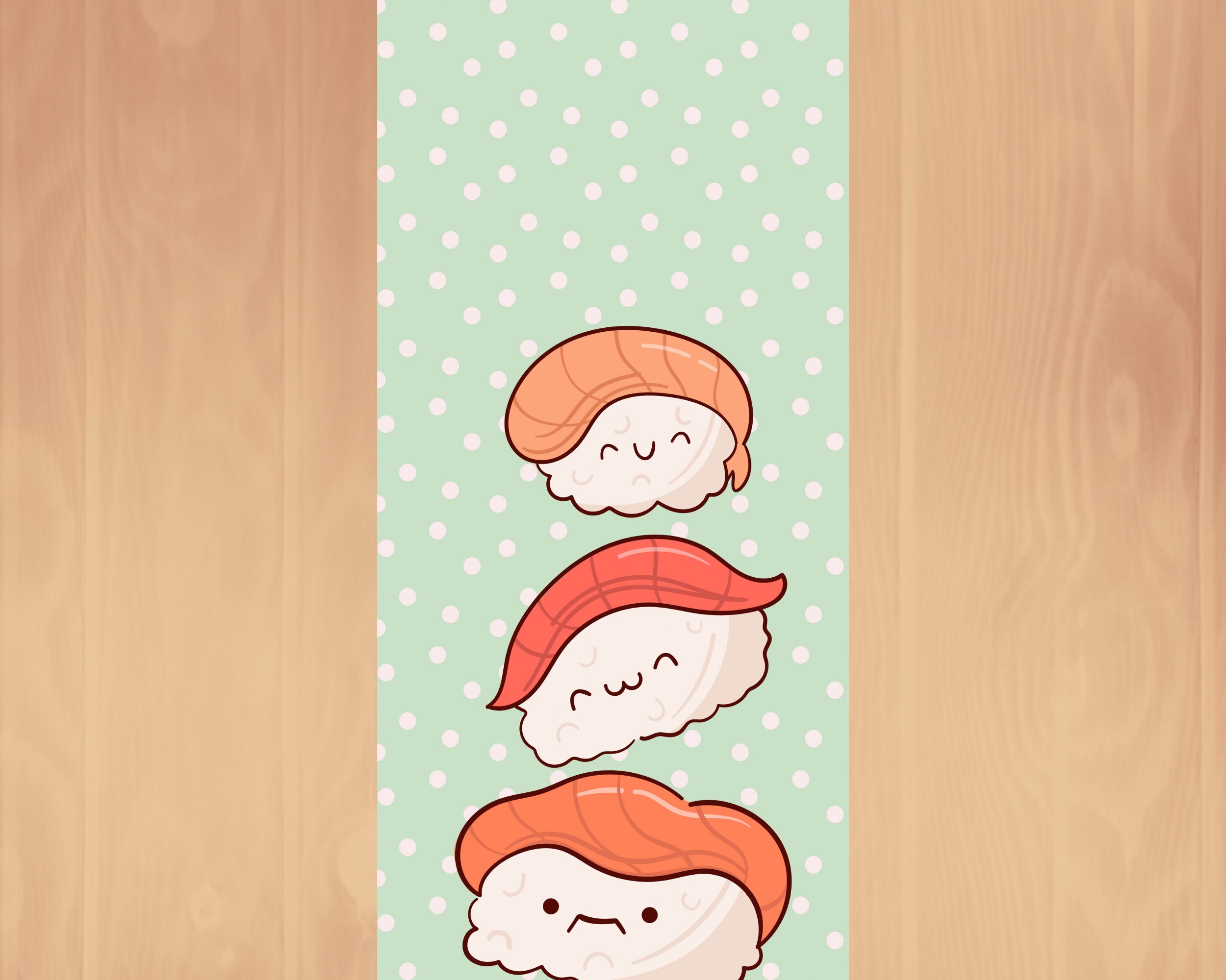 Cute Printable Bookmark, Kawaii Printable Art, Instant Download ...