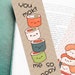 Cute Printable Bookmark, Kawaii Printable Art, Instant Download ...