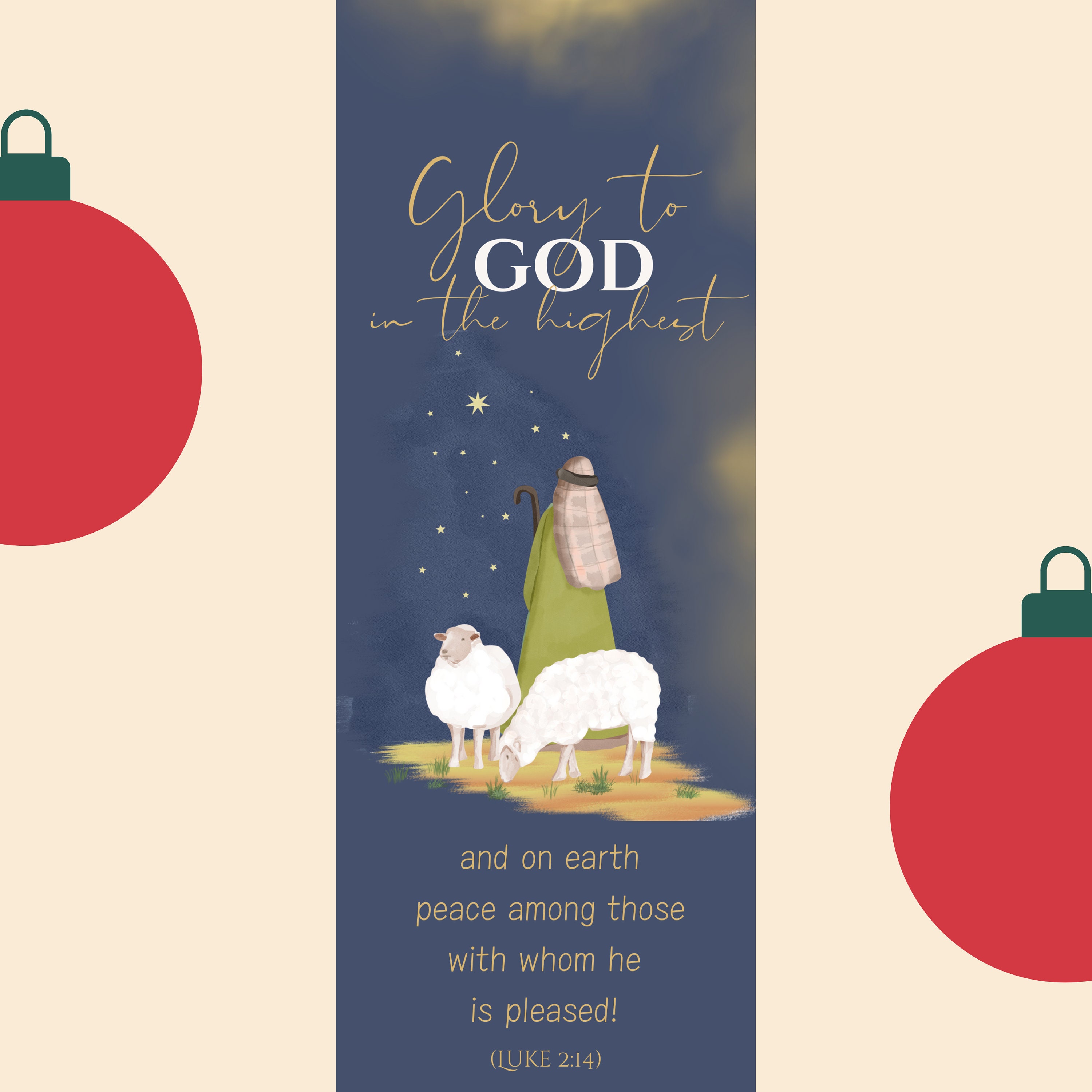 Christmas Bookmark SVG Printable, Gift for Christian Woman, Bible Verse ...