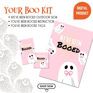 You've Been Booed Cards, Boo Basket Printable Instructions, Pink Teen ...
