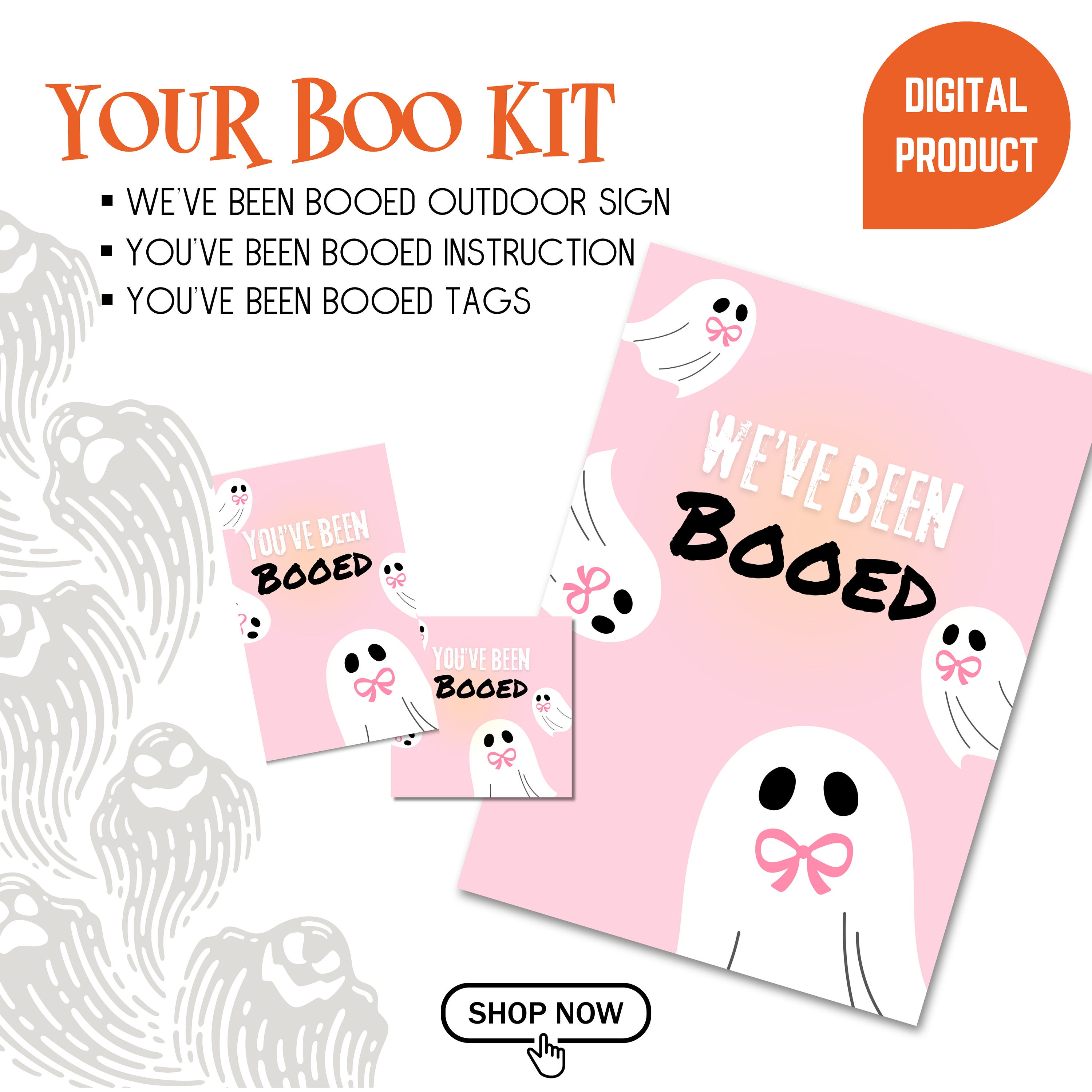 You've Been Booed Cards, Boo Basket Printable Instructions, Pink Teen ...