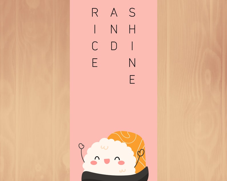 Cute Printable Bookmark, Kawaii Printable Art, Instant Download ...