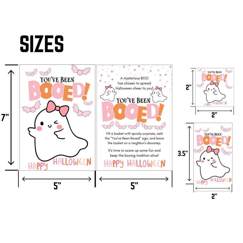 You've Been Booed Printable Kit, Girly Halloween, We've Been Booed, Boo ...