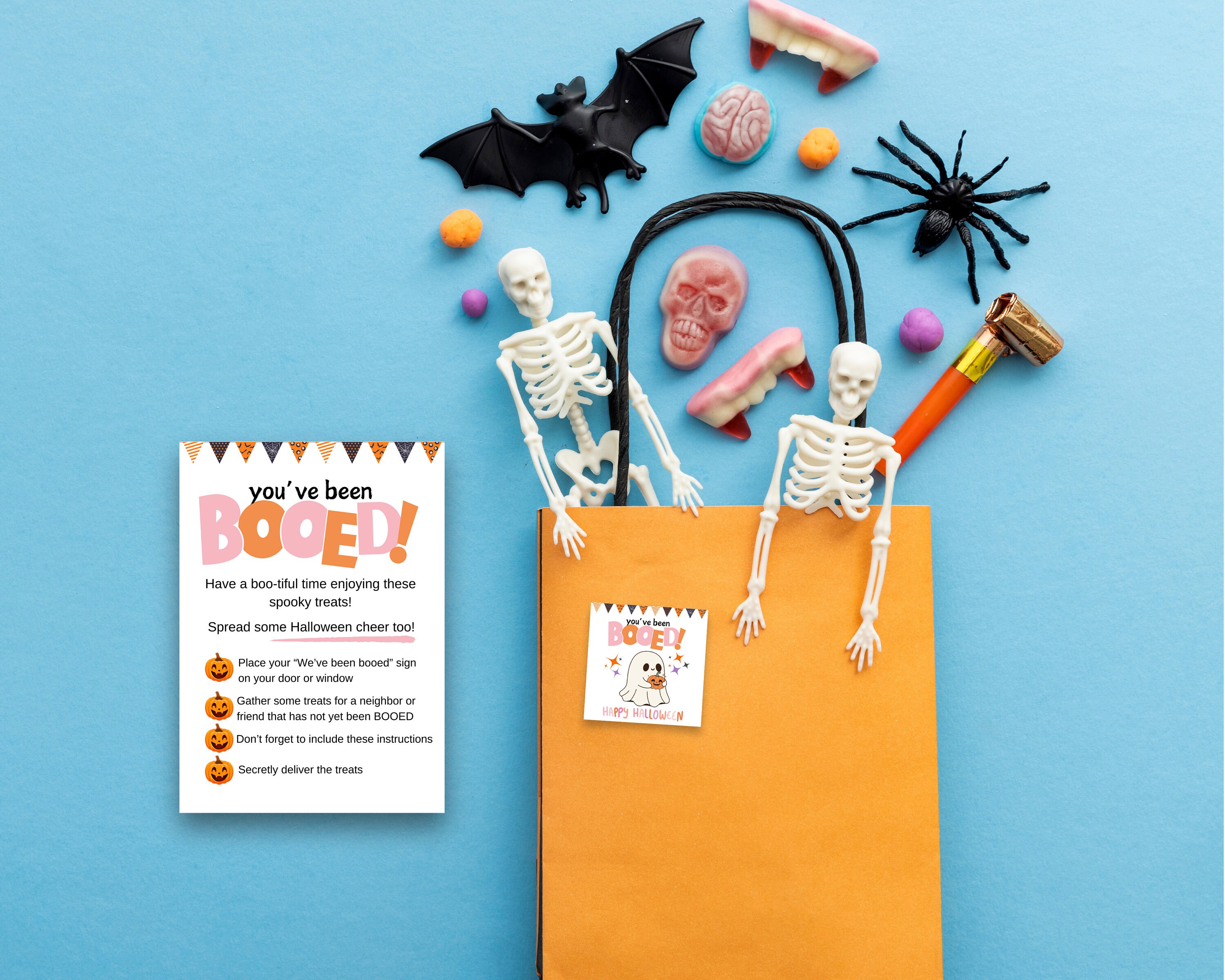 You've Been Booed Printable Kit, We've Been Booed, Halloween Boo Basket ...