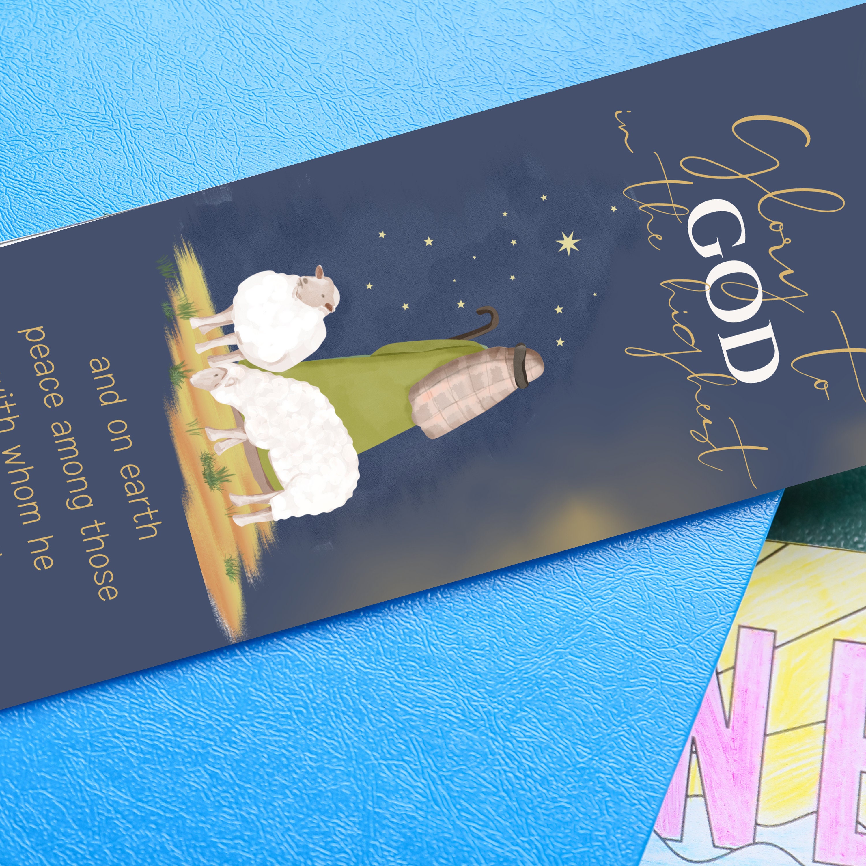 Christmas Bookmark SVG Printable, Gift for Christian Woman, Bible Verse ...