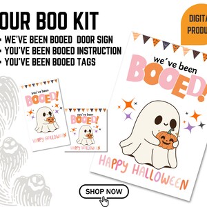You've Been Booed Printable Kit, We've Been Booed, Halloween Boo Basket ...