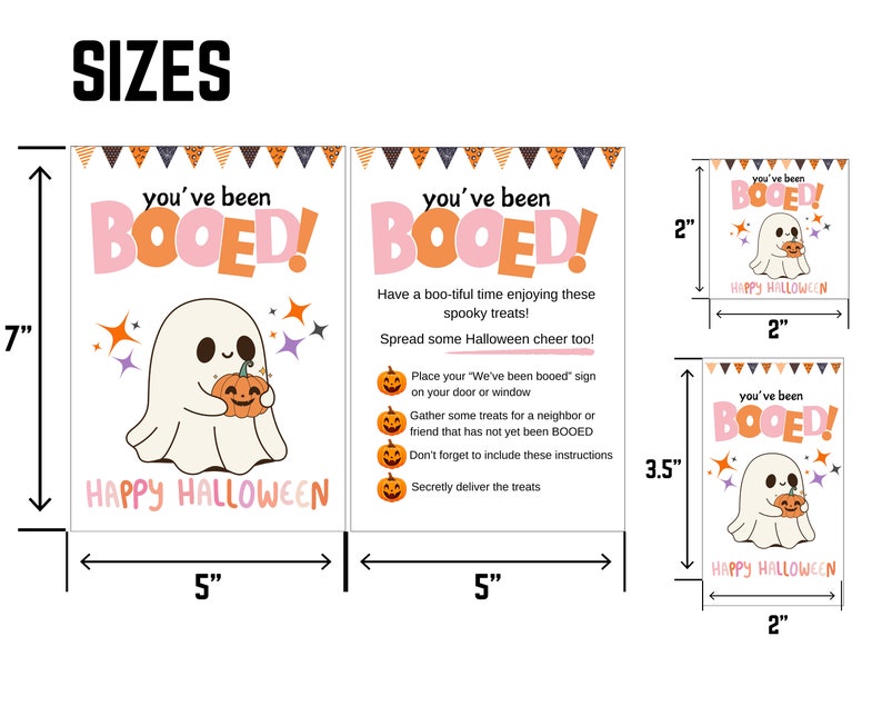 You've Been Booed Printable Kit, We've Been Booed, Halloween Boo Basket ...