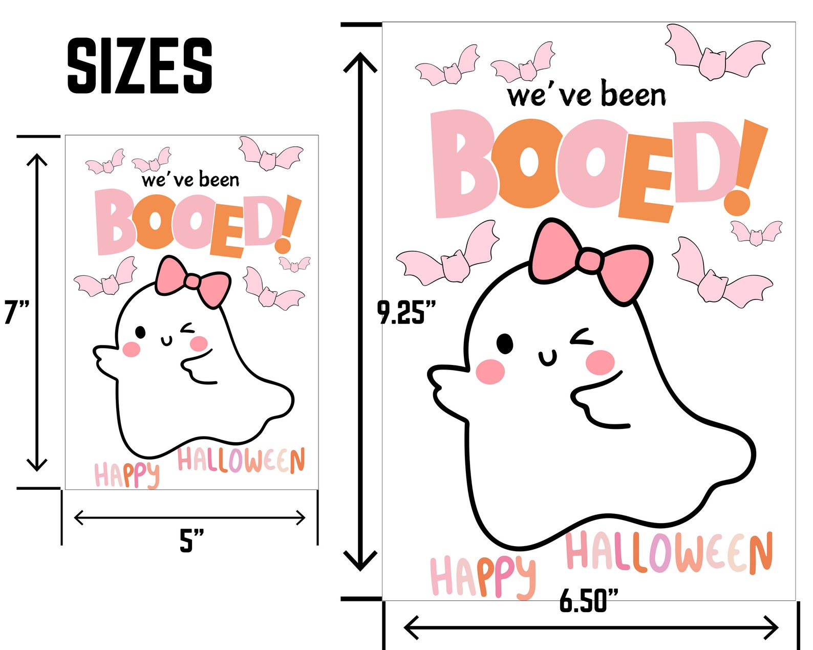 You've Been Booed Printable Kit, Girly Halloween, We've Been Booed, Boo ...