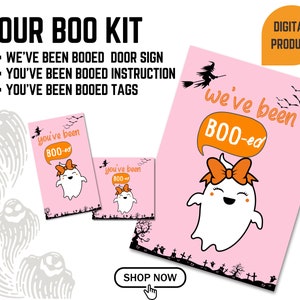 You've Been Booed, Printable Instant Download Halloween, We've Been ...