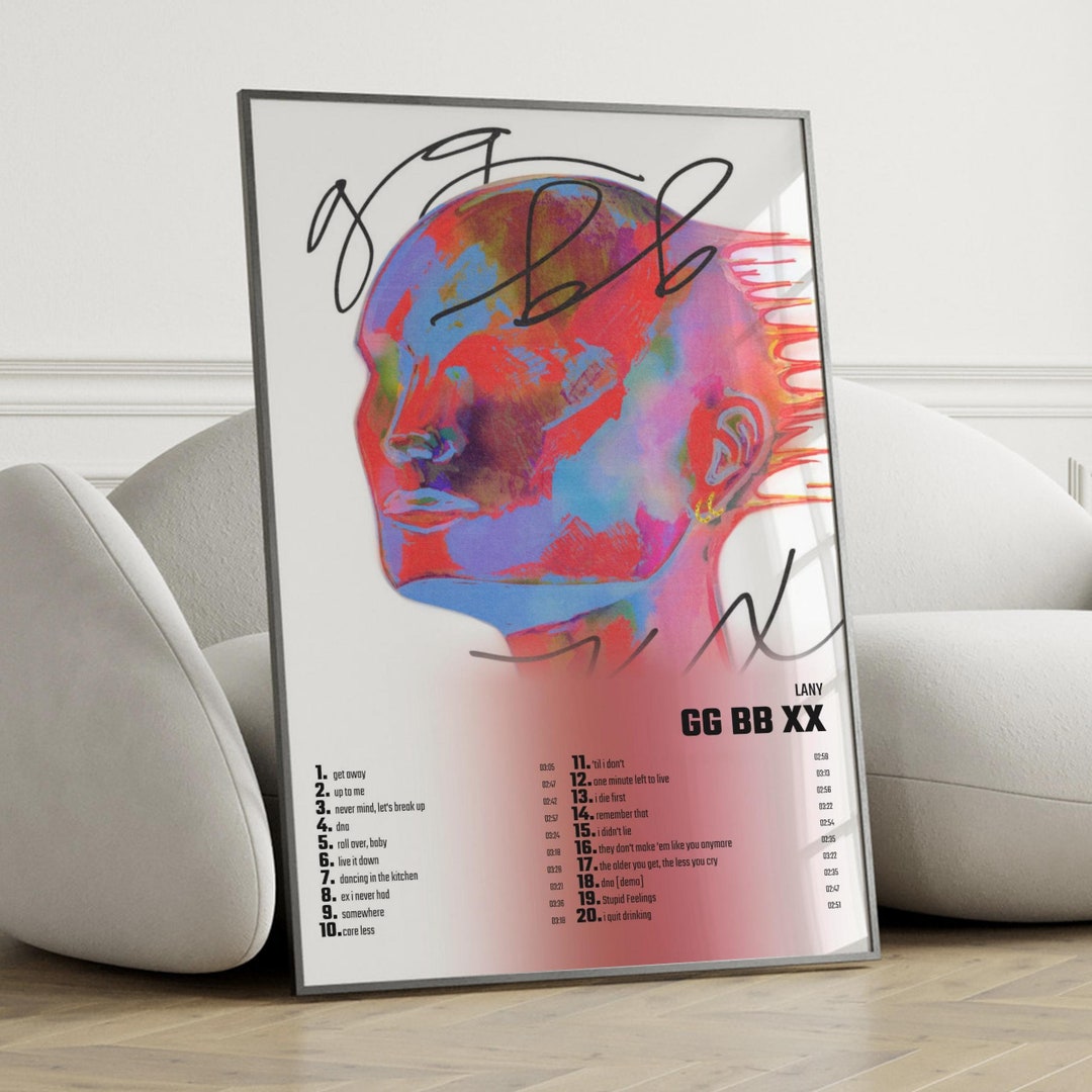 Lany Gg Bb Xx Album Cover Poster Wall Art, LANY, Gg Bb Xx - Etsy