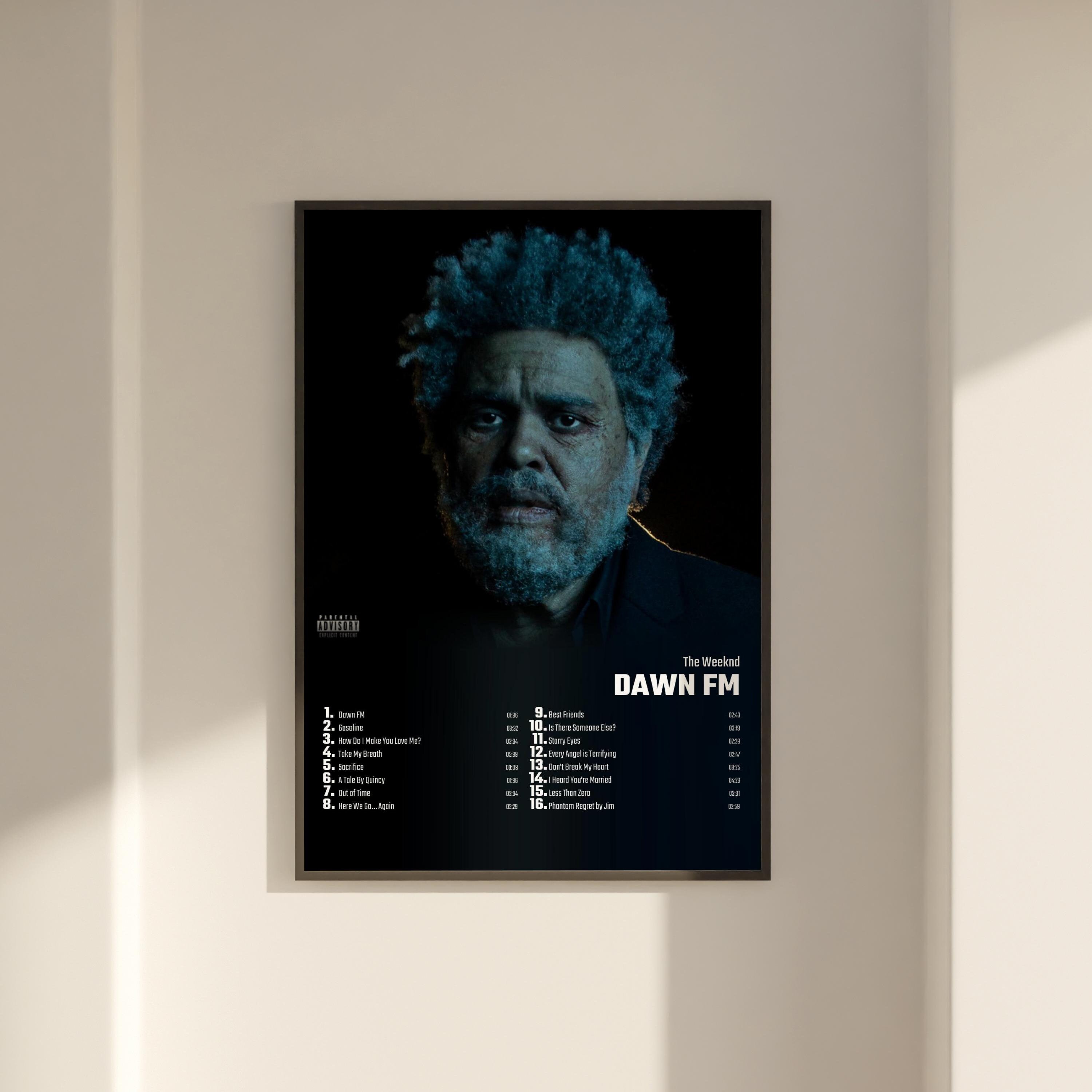 The Weeknd Dawn Fm Album Cover Poster Wall Art, the Weeknd, Dawn Fm - Etsy