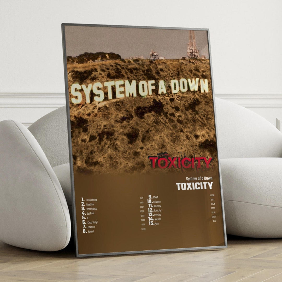 System of A Down Toxicity Album Cover Poster Wall Art, System of a Down ...