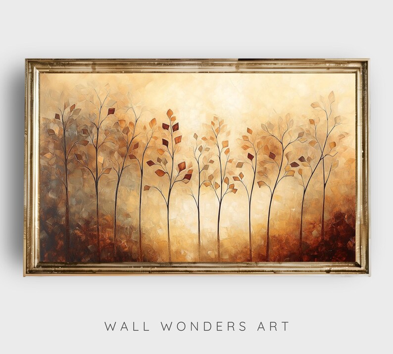 Fall Frame Tv Art Bundle Set of 9, Abstract Autumn Frame Tv Art, Autumn ...