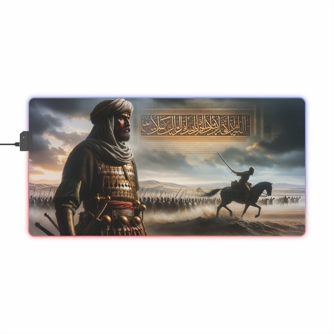LED XXL Gaming Mouse Pad, Osman, Arab, Warrior, Turkey, Arabia, 23.6" X ...