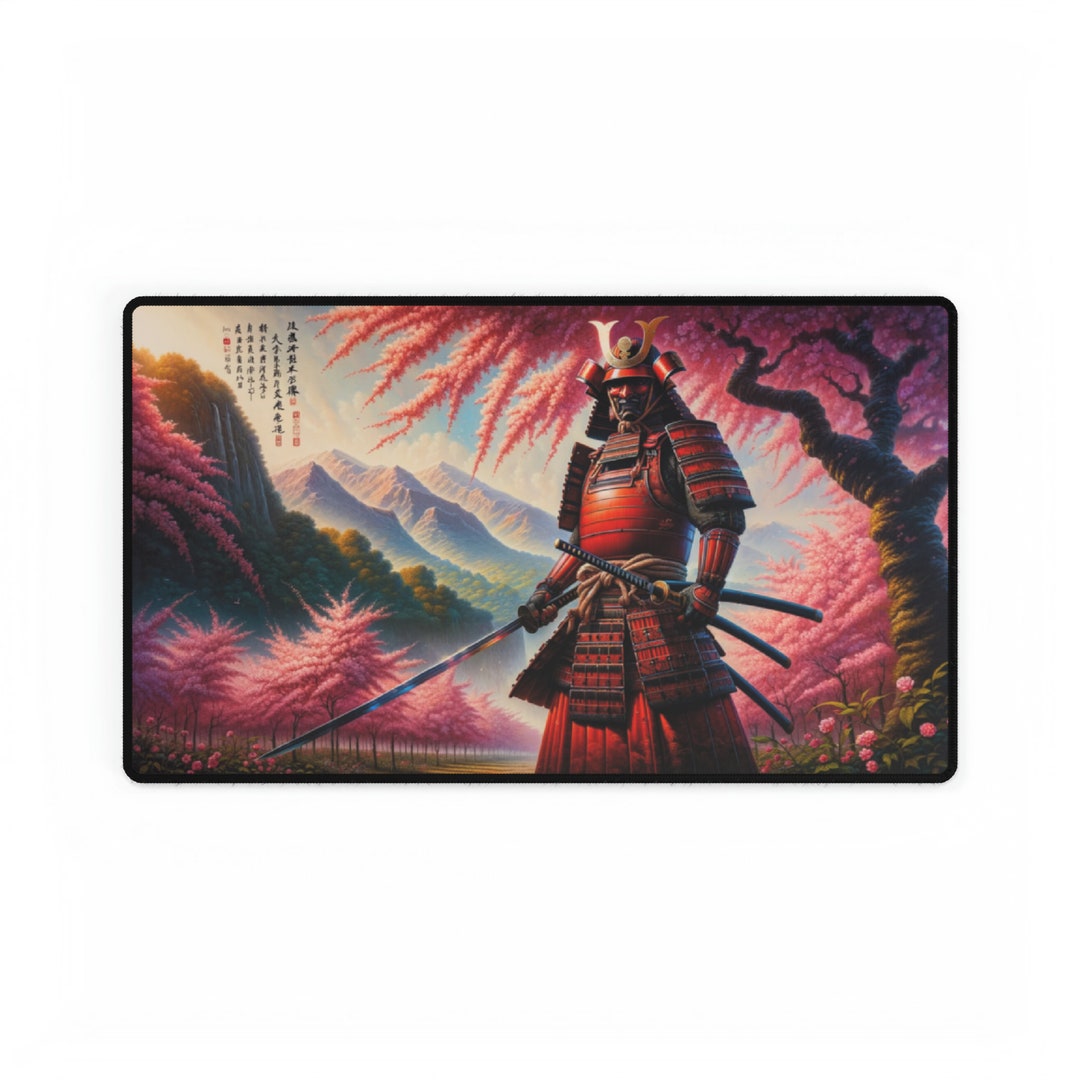 Desk Mat / Desk Pad, Samurai, Katana, Sakura, Japan, Shogun / Shogun ...