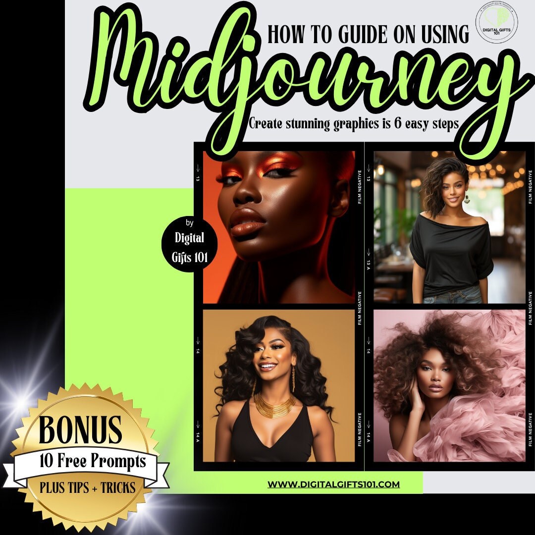 Midjourney Prompt Guide, Master Midjourney, How to Guide, Free AI Prompt, Step by Step Ebook ...