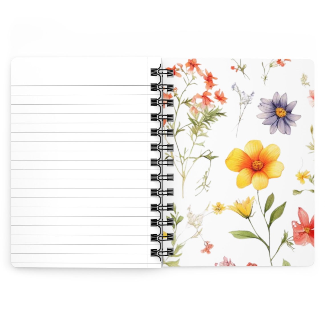 Boho Wildflowers Journal Spiral Botanical Notebook for Nature Lovers - Etsy