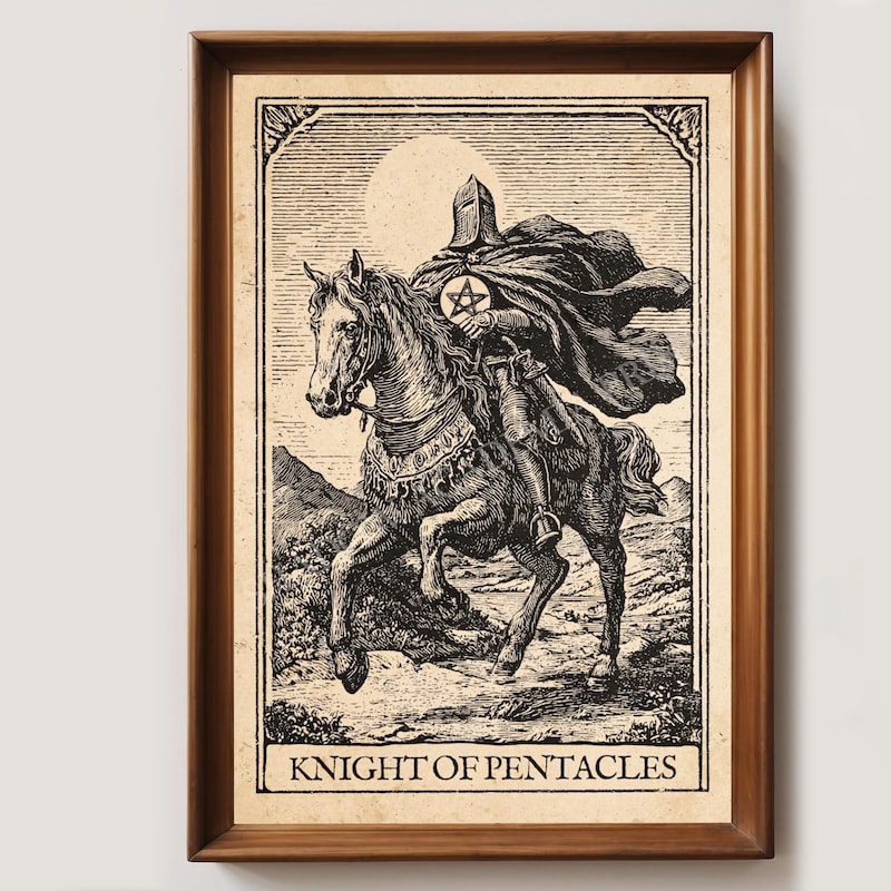 Vintage Tarot Framed Art - Etsy