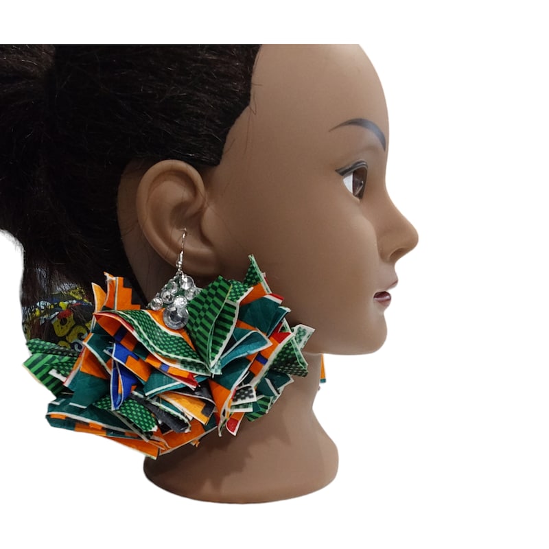 Ankara Earrings - Etsy