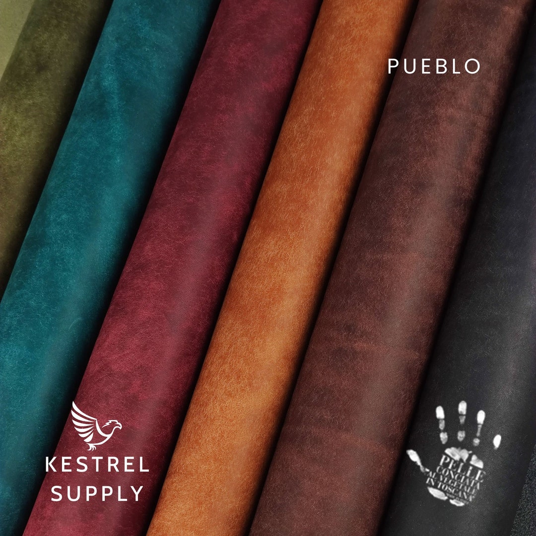 Badalassi Carlo Pueblo 1-2 Sq Ft Panels - Leather for Leather Projects ...