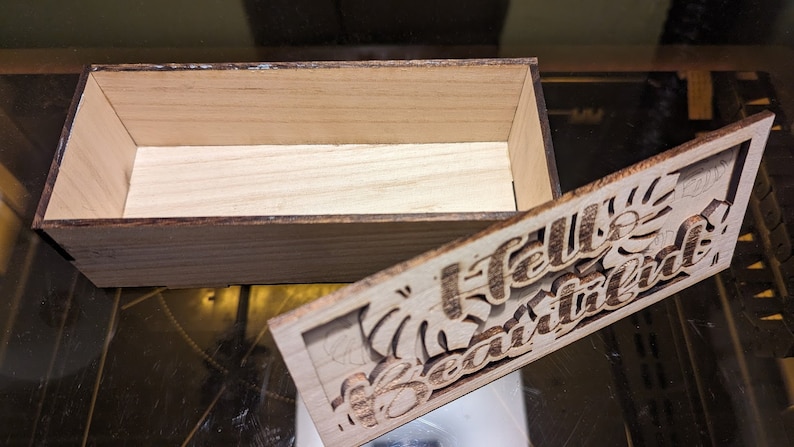 Hello Beautiful 2x2x6 Box SVG Files - Etsy Australia