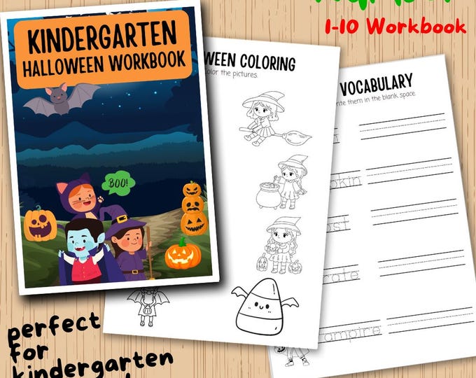 Workbook Halloween - Digital File - Etsy Canada
