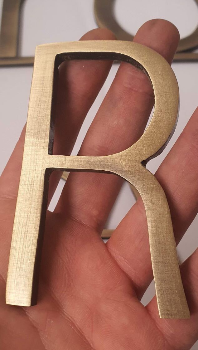 Custom Letter Sign, Gold Letter Sign, Letterboard Accessory, Wall ...