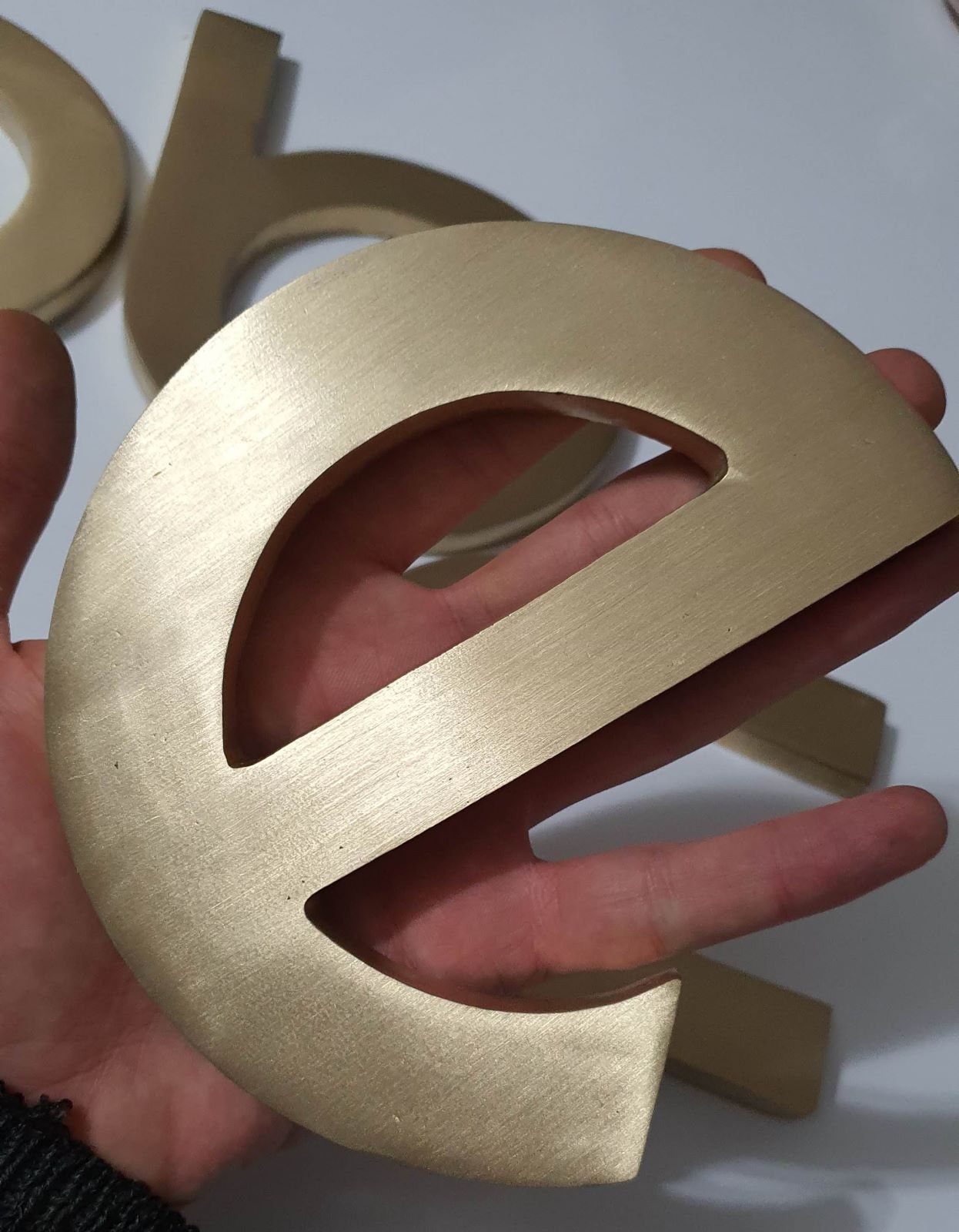 Custom Letter Sign, Gold Letter Sign, Letterboard Accessory, Wall ...