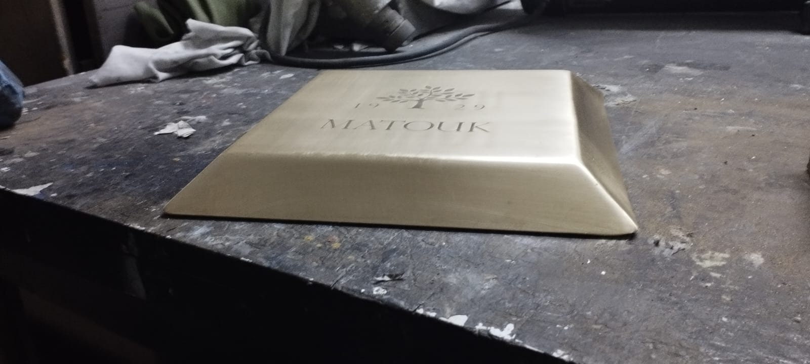 Custom Brass Sign, Brass Sheet Sign, Brass Bullion, Company Brass Ingot ...