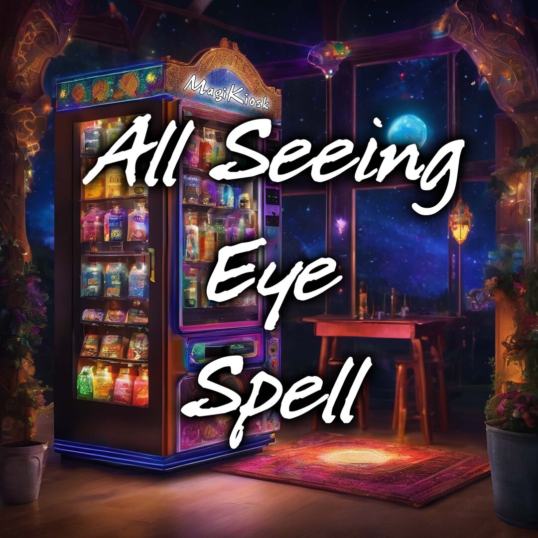 All Seeing Eye Spell Clear Sight and a Heightened Sense of Intuition ...