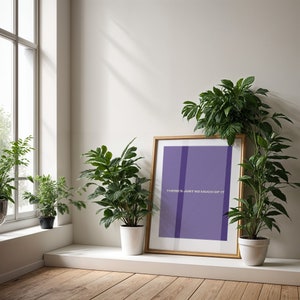 Digital Download Art PDF Motivational Quote About Love in Purple ...