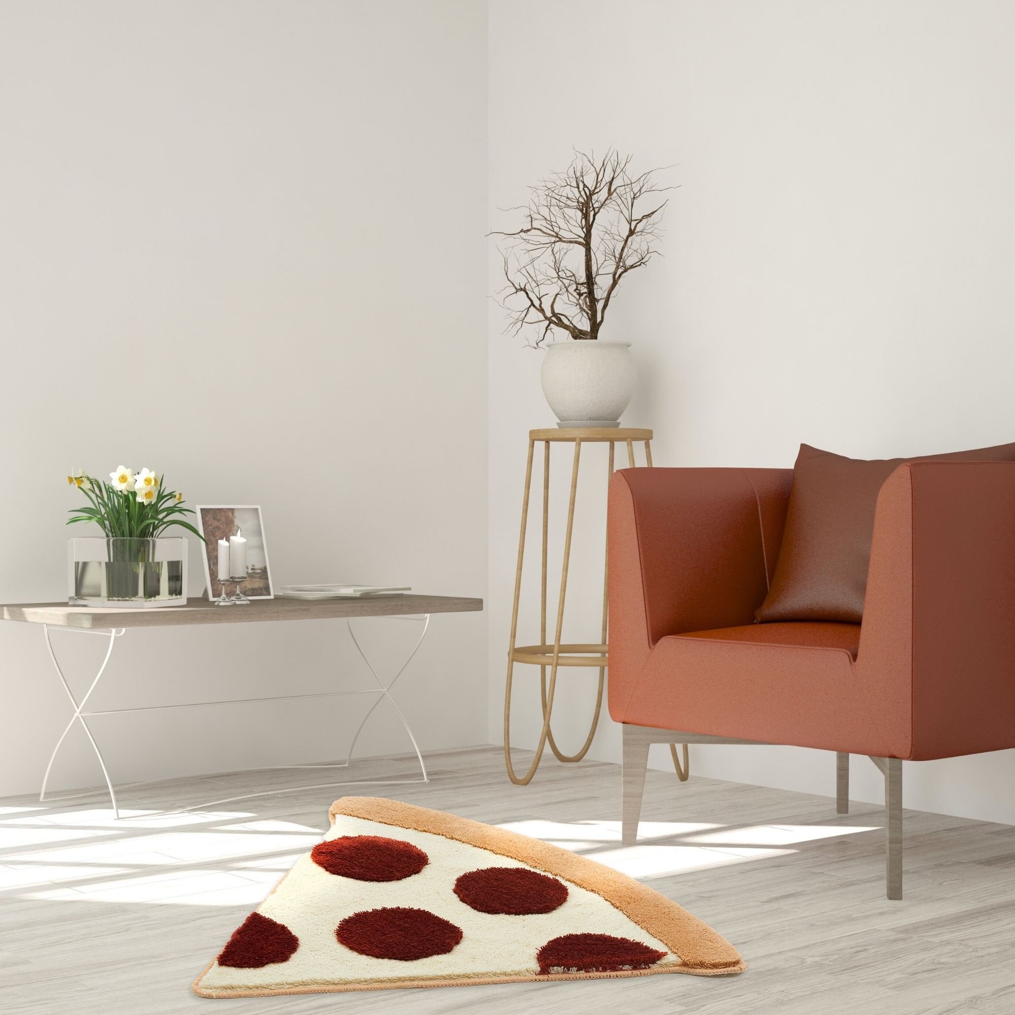 PIZZA RUG Tufted Pizza Rug Funny Decor Kitchen Rug Housewarming Gift ...