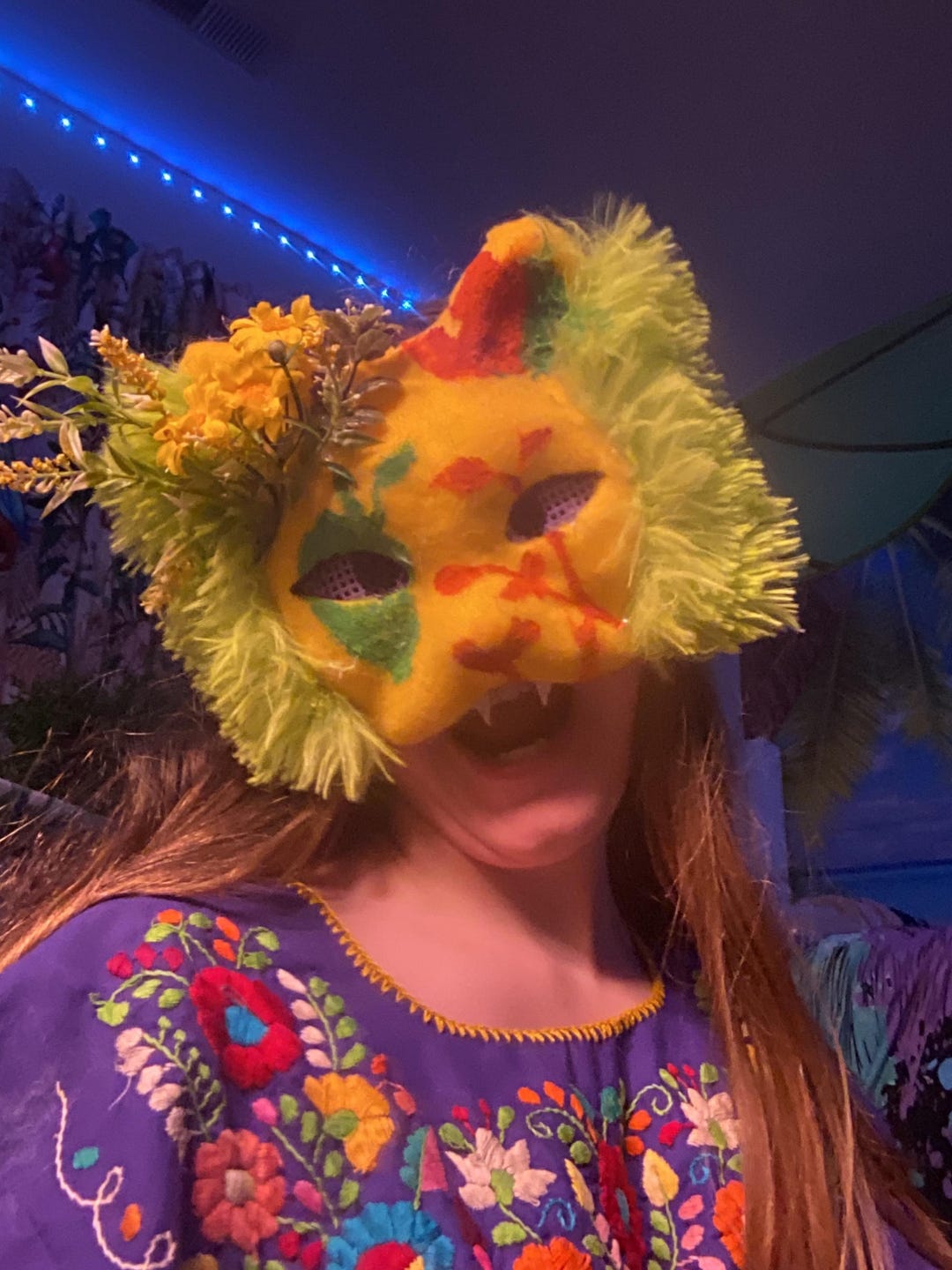 Flower Cat Therian Mask - Etsy