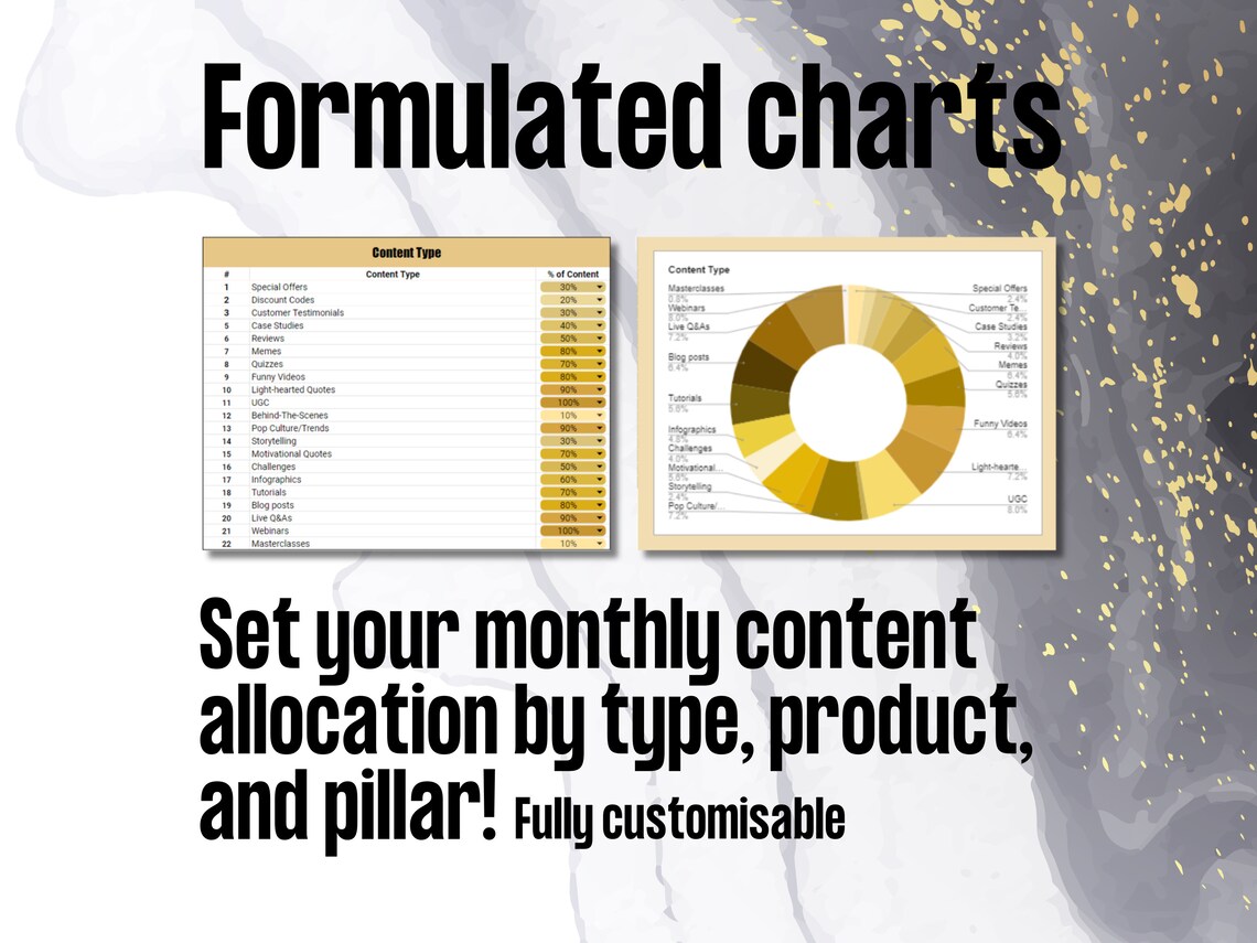 Content Planner Template Social Media Content Calendar Social Media ...
