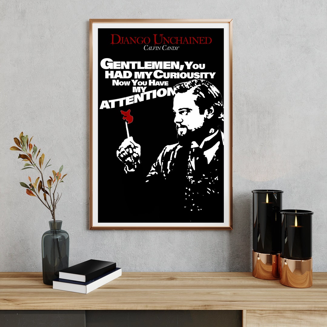 Downloadable Movie Quote Print - Django Unchained, Movie Poster Print ...
