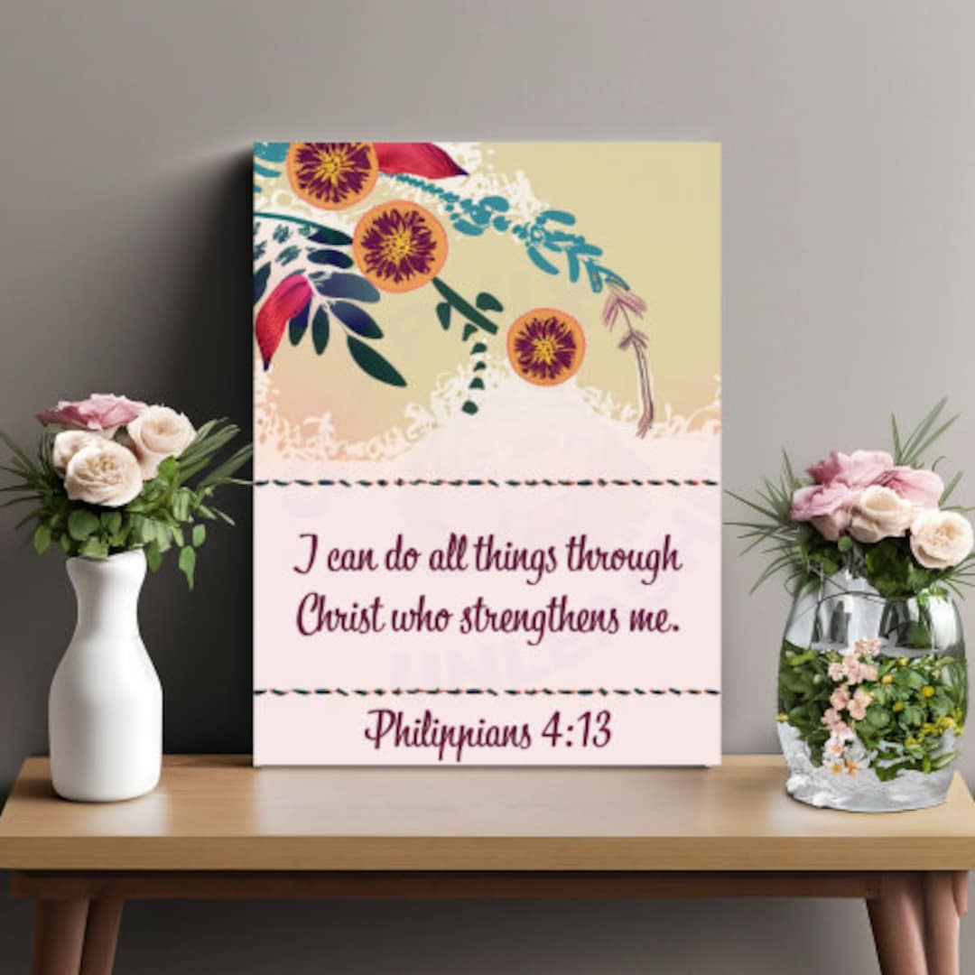 Christian Wall Art, Inspirational Bible Verse Prints, Christian Wall ...
