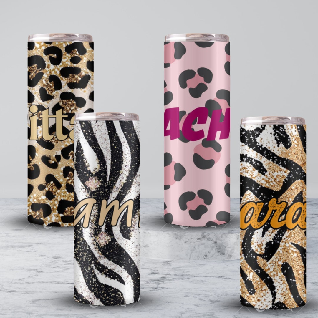 Animal Print Stainless Steel Tumbler-add a Personalized Touch Great for ...