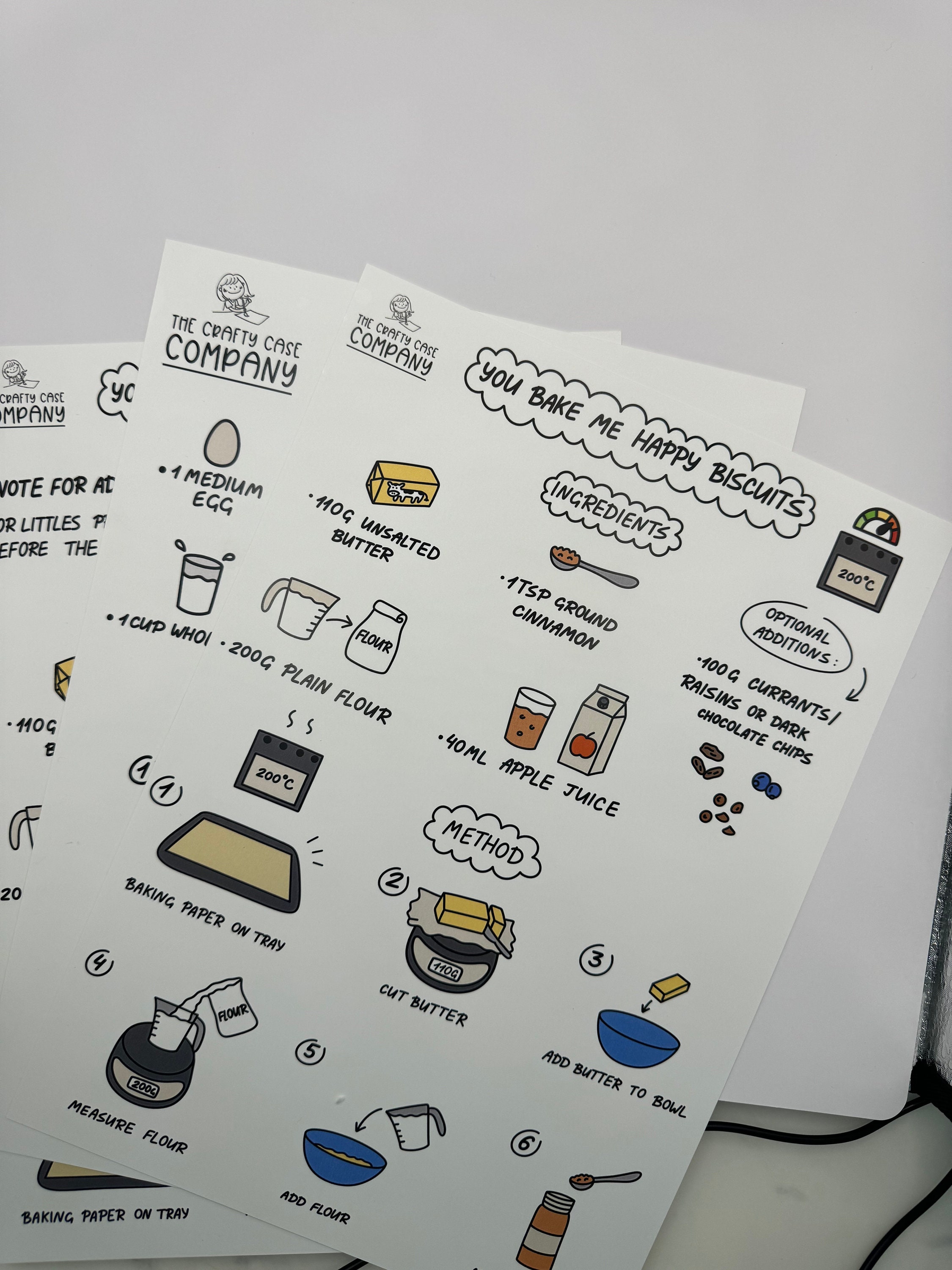 Montessori Recipe Cards for Toddlers and Children, Cooking With Kids ...