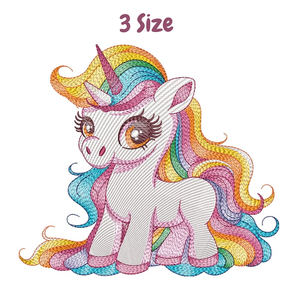 Unicorn Embroidery - Etsy