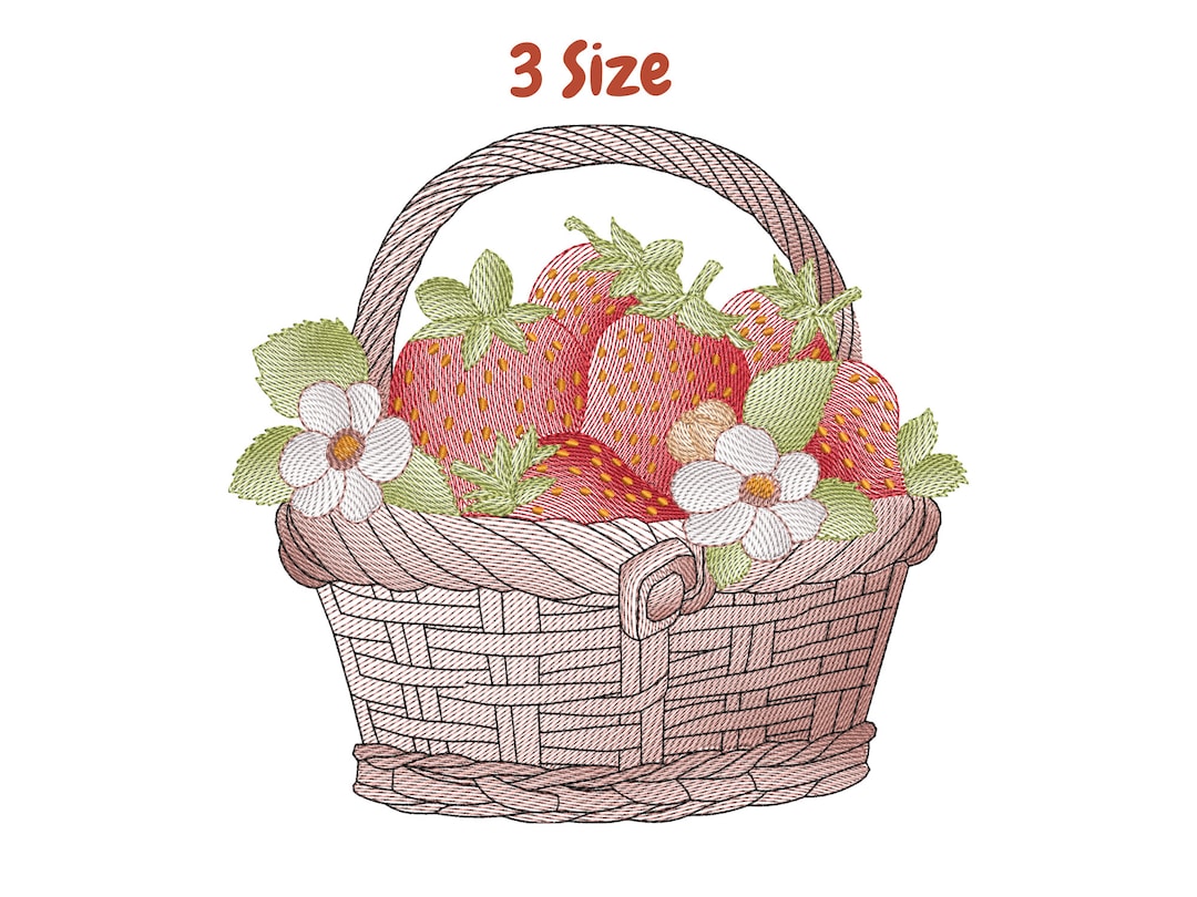 Strawberry Embroidery Designs | Baby Shower Gift | Machine Embroidery ...