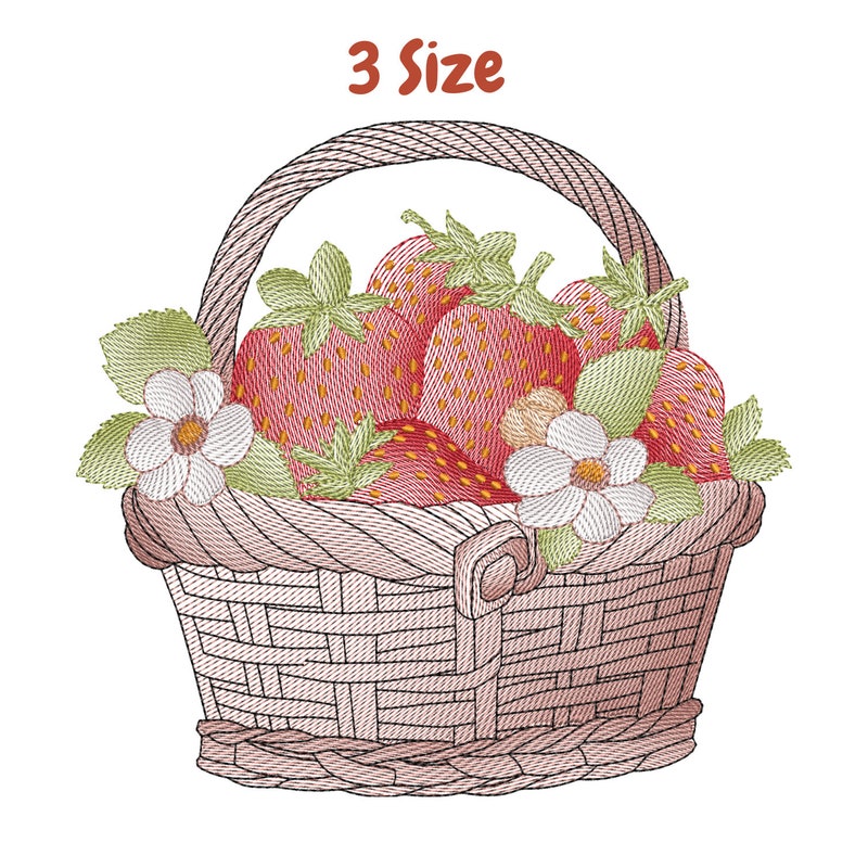 Strawberry Machine Embroidery Designs - Etsy