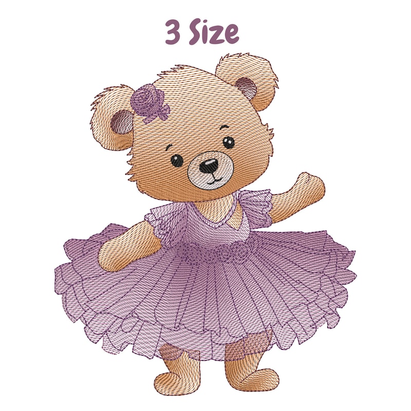 Teddy Bear Ballerina - Etsy